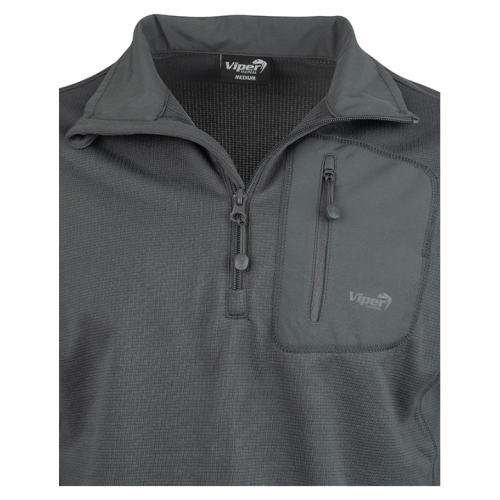 Viper Tactical Technical Mid Layer Fleece Top - Titanium | Tactical ...