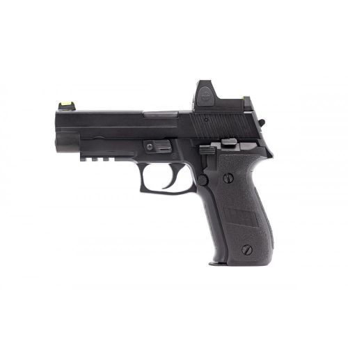 Nuprol Raven R226 GBB Pistol - Black with Red Dot Sight | Tactical Clothing