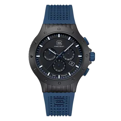 Glock Watches Glock Precision Limited Edition Black Steel Case / Blue ...
